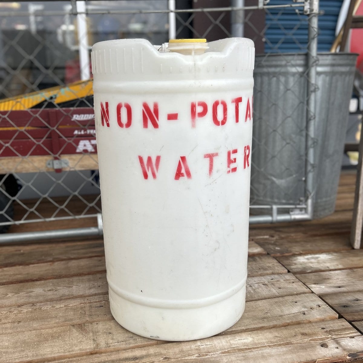 “NON-POTABLE WATER” Vintage Utility Drum – Heritage Mint Collectors